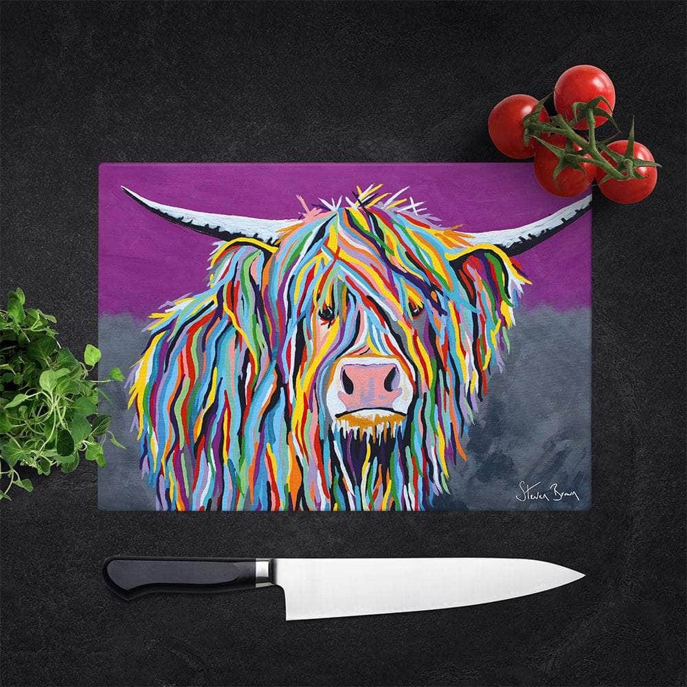 Angus McCoo - Glass Chopping Board | Steven Brown Art