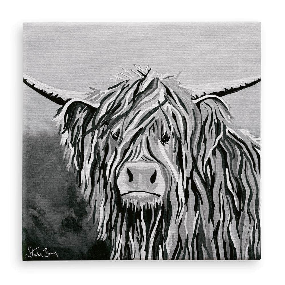 Angus McCoo The Noo Cow Canvas Print | Steven Brown Art