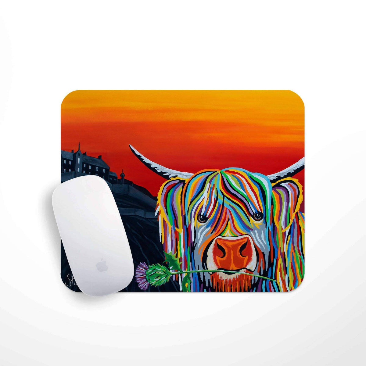 Auld Scottie McCoo - Mouse Mat | Steven Brown Art