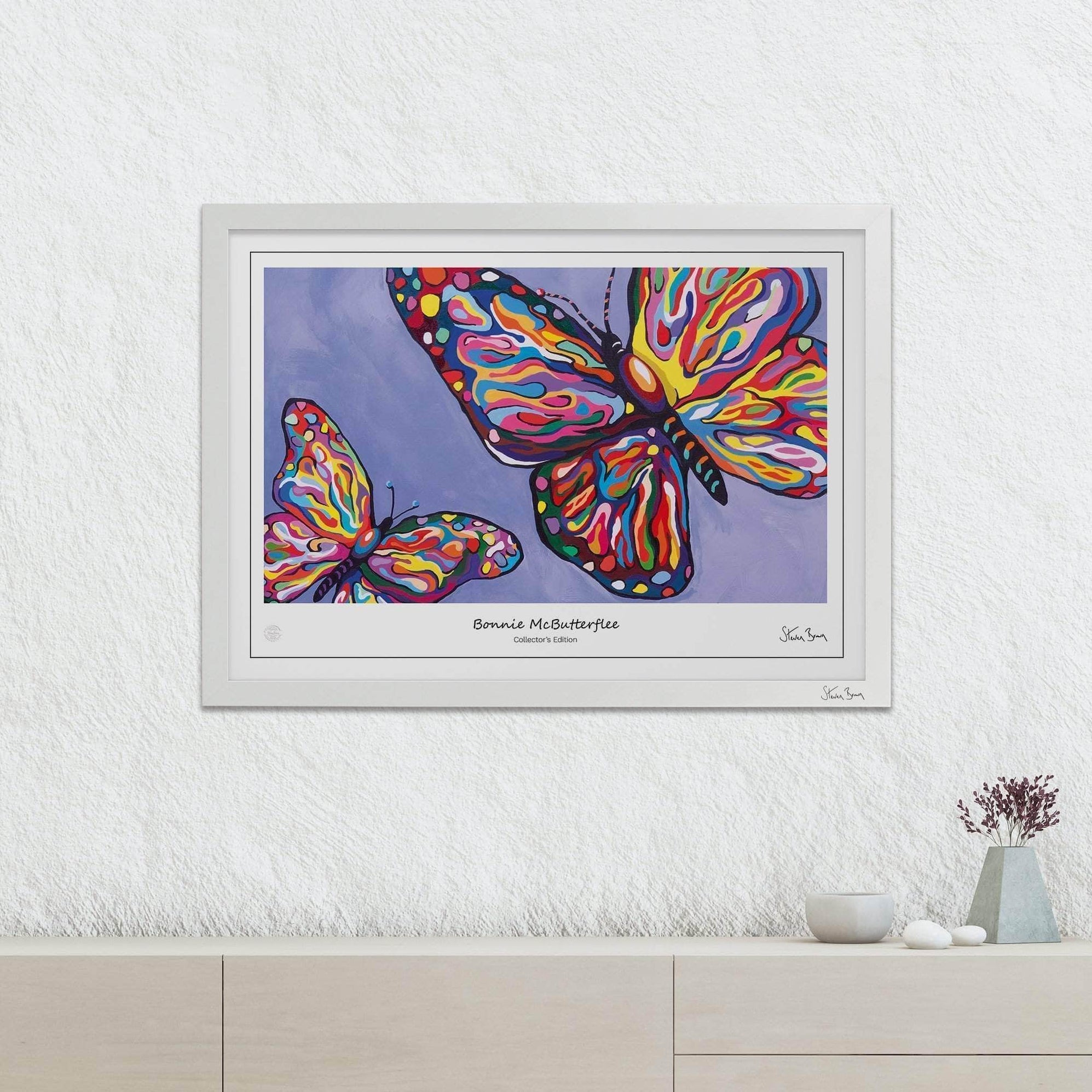 Bonnie McButterflee | Butterfly Art Print | Steven Brown Art