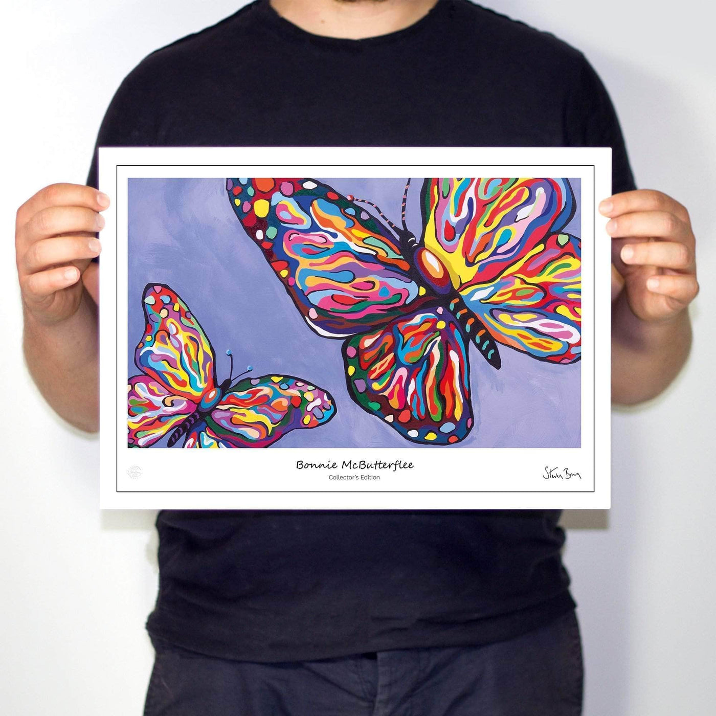 Bonnie McButterflee | Butterfly Art Print | Steven Brown Art