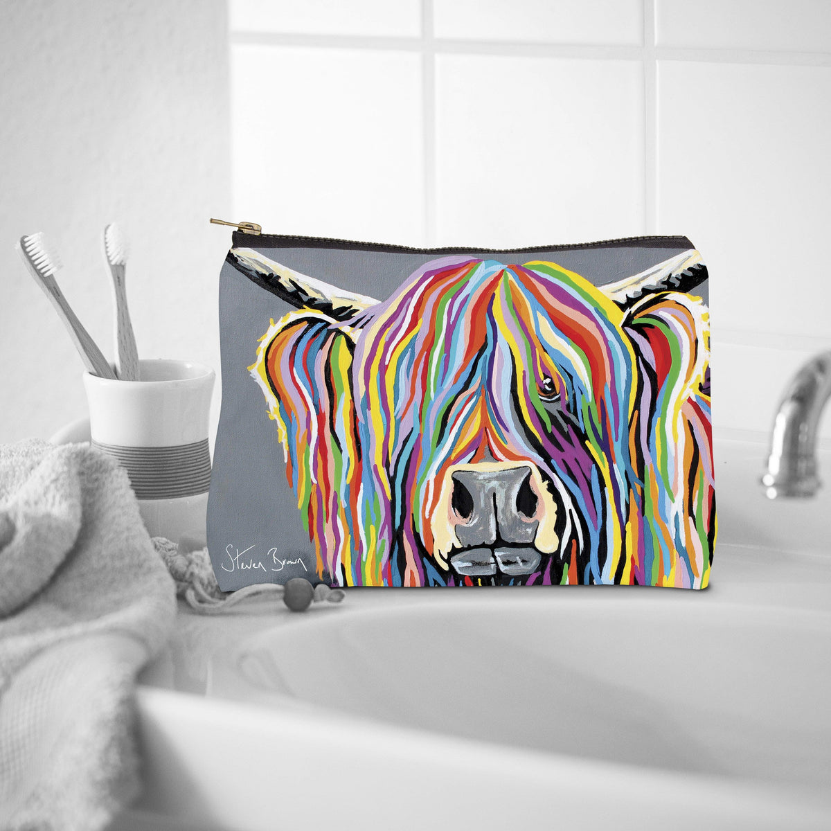 Charlie McCoo - Cosmetic Bag | Steven Brown Art