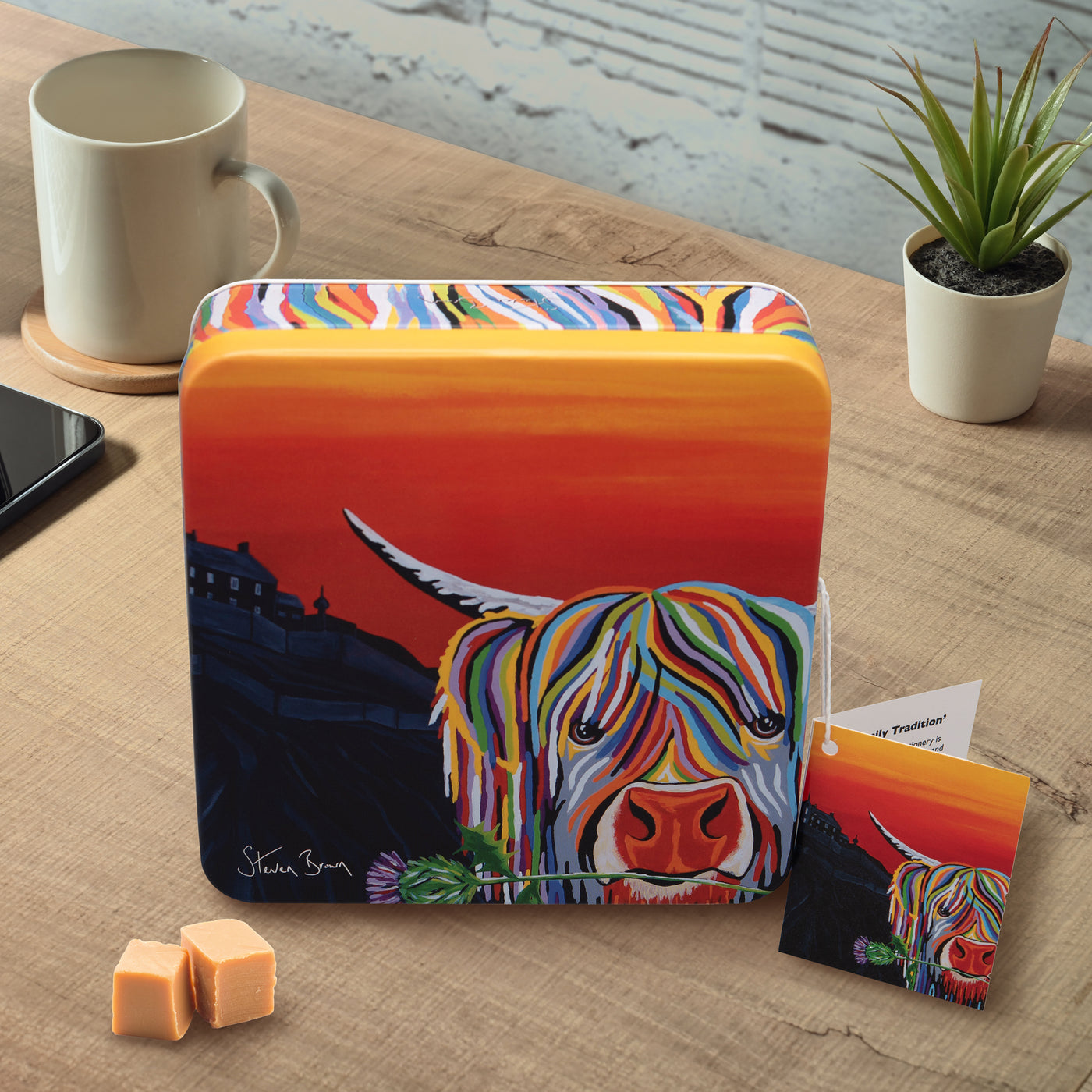Auld Scottie McCoo - Salted Caramel Fudge Tin — Steven Brown Art