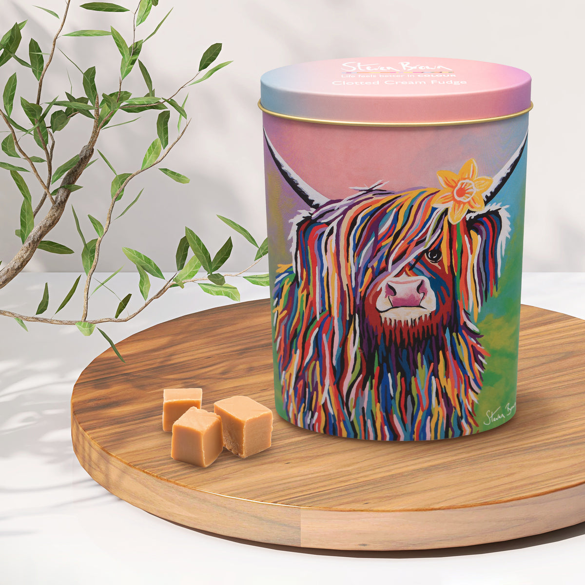 Marie McCoo - Clotted Cream Fudge Tin — Steven Brown Art