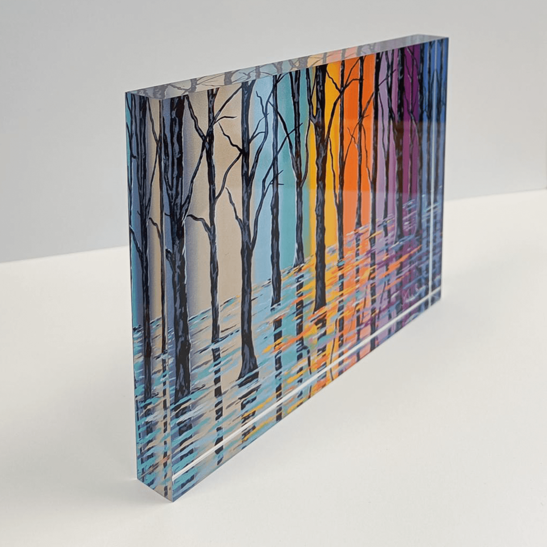 Forest of Argyle Acrylic Art Block | Steven Brown Art