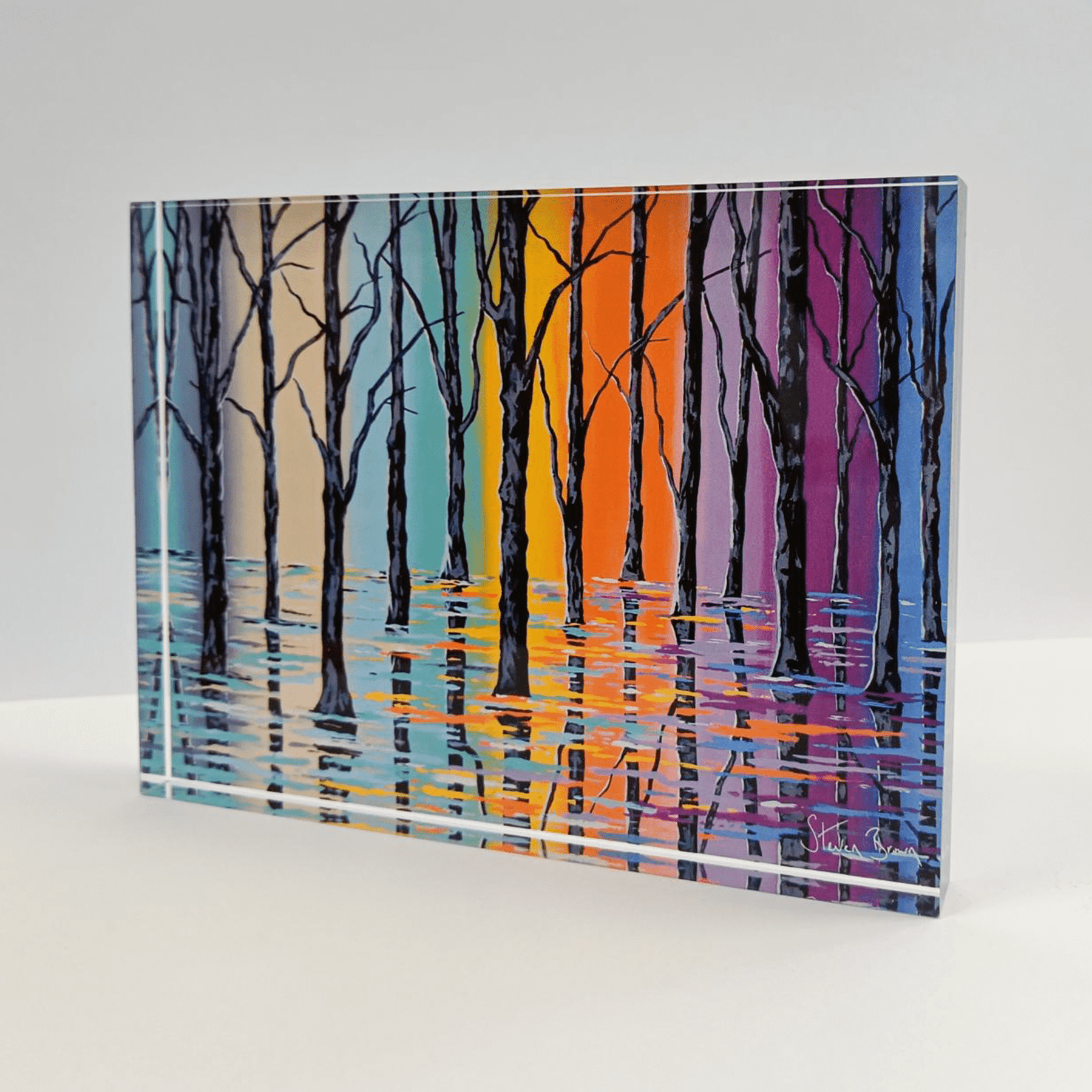 Forest of Argyle Acrylic Art Block | Steven Brown Art