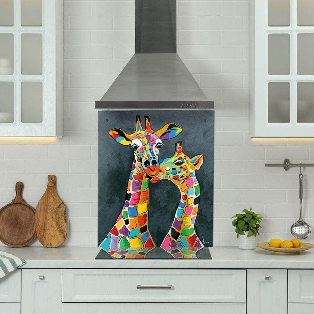 Colourful Glass Splashbacks featuring iconic art | Steven Brown Art