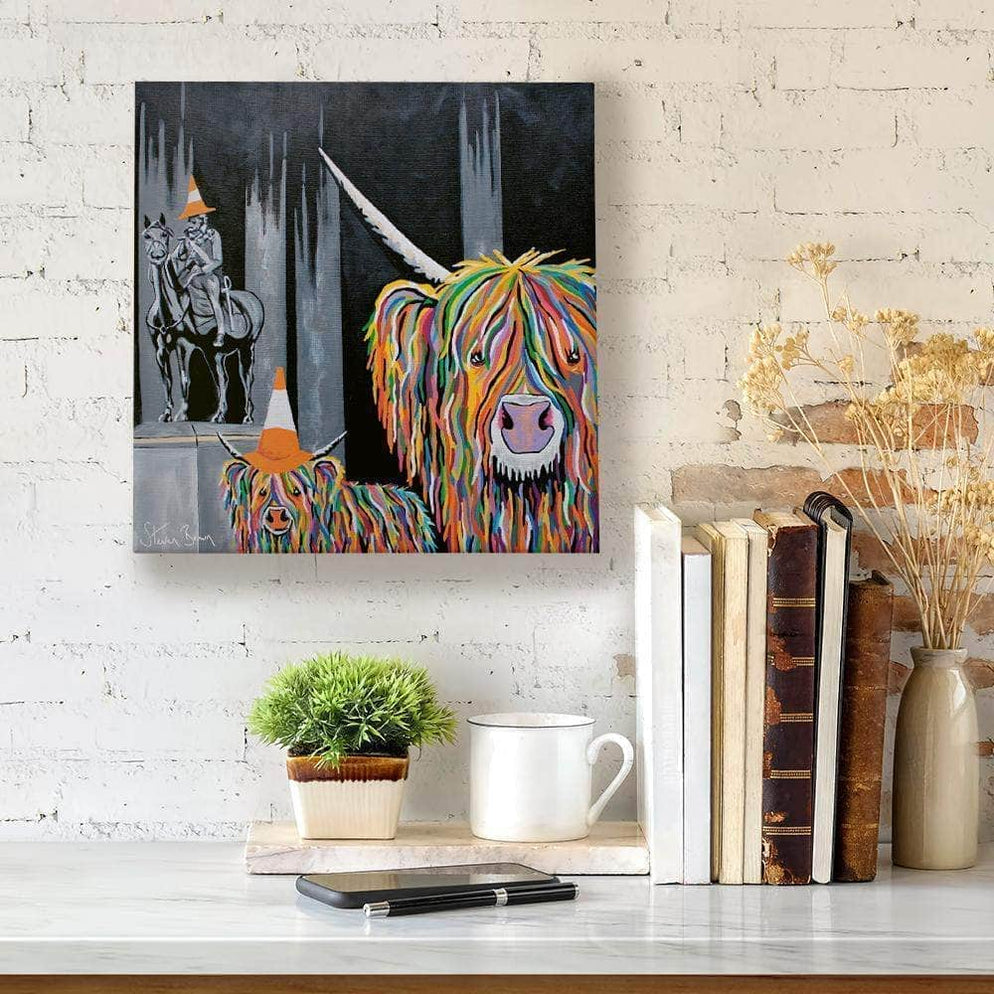 Geordie McCoo & The Wee Yin Wall Art | Steven Brown Art