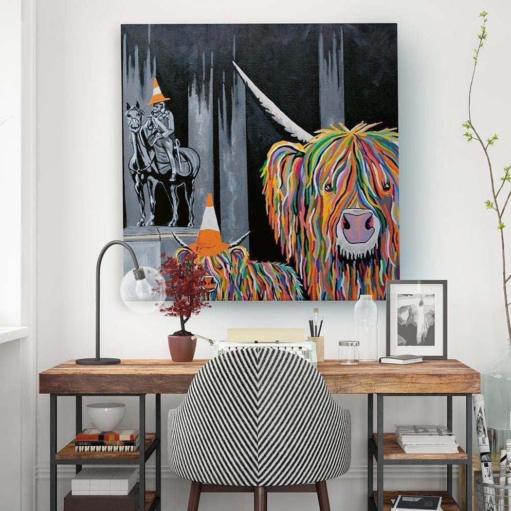 Geordie McCoo & The Wee Yin Wall Art | Steven Brown Art