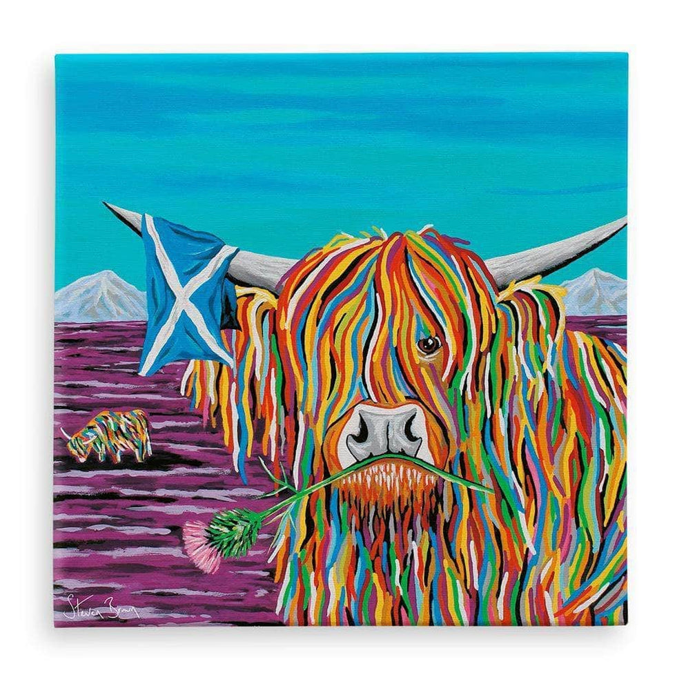Hamish McCoo Highland Cow Painting | Steven Brown Art