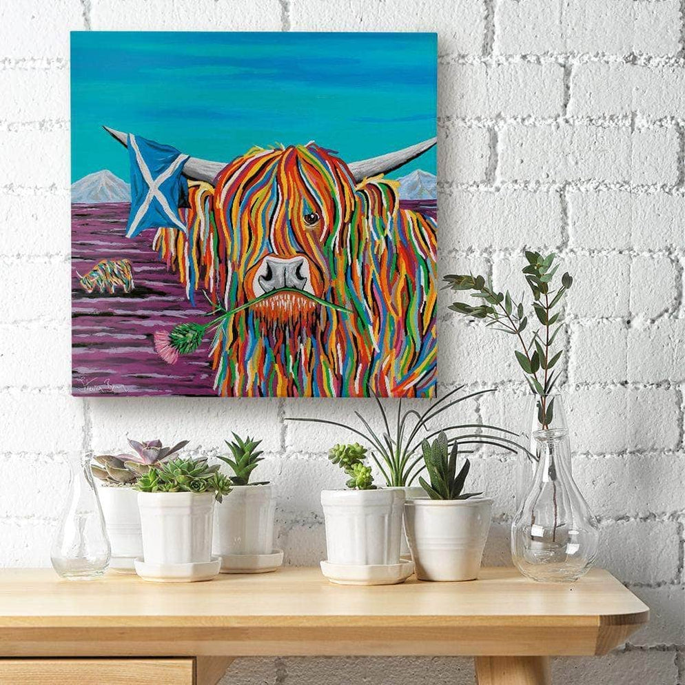 Hamish McCoo Highland Cow Painting | Steven Brown Art