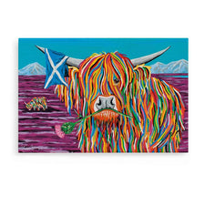 Hamish McCoo Highland Cow Painting | Steven Brown Art