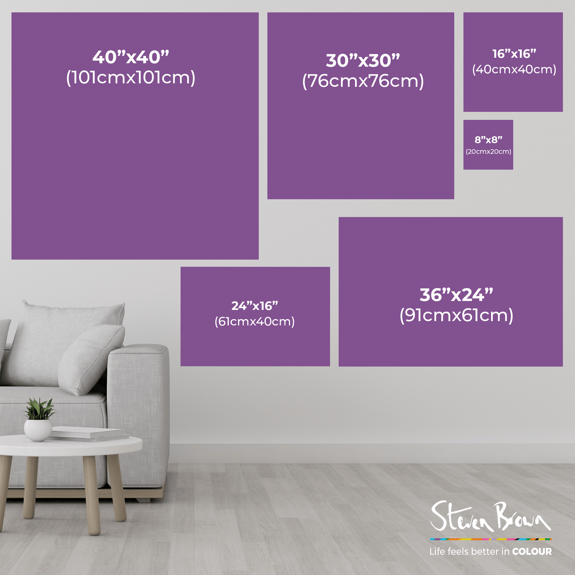 Harris McCoo Highland Cow Wall Canvas | Steven Brown Art