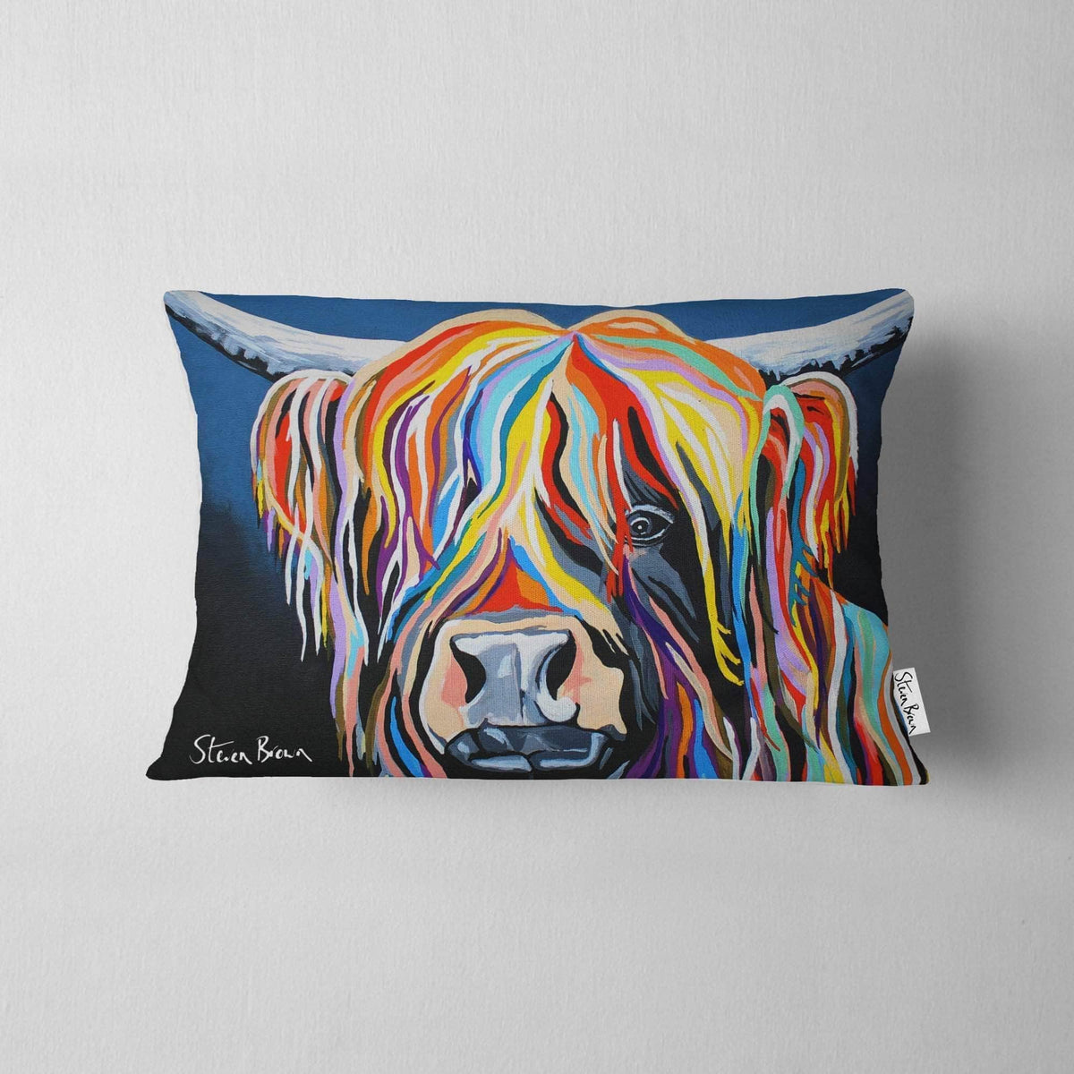 Harris McCoo - Highland Cow Cushions | Steven Brown Art