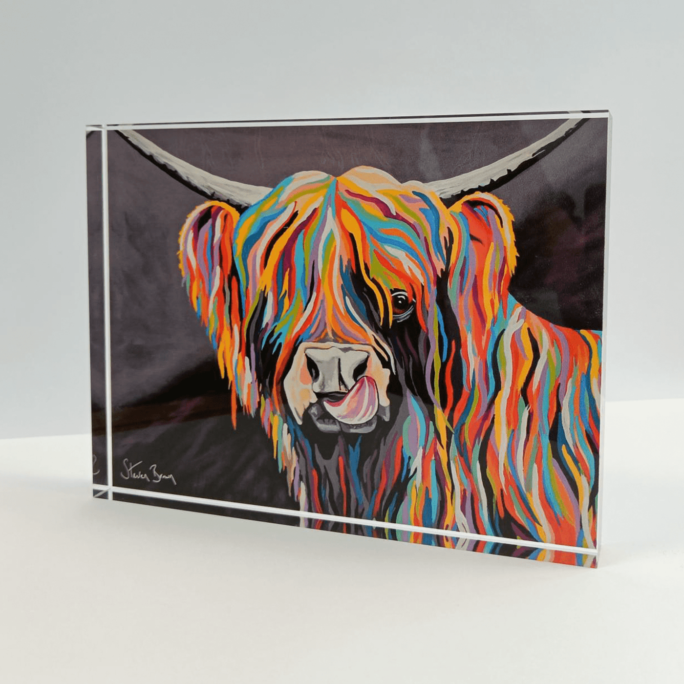 Heather McCoo Art Block | Highland Cow Accessories | Steven Brown Art