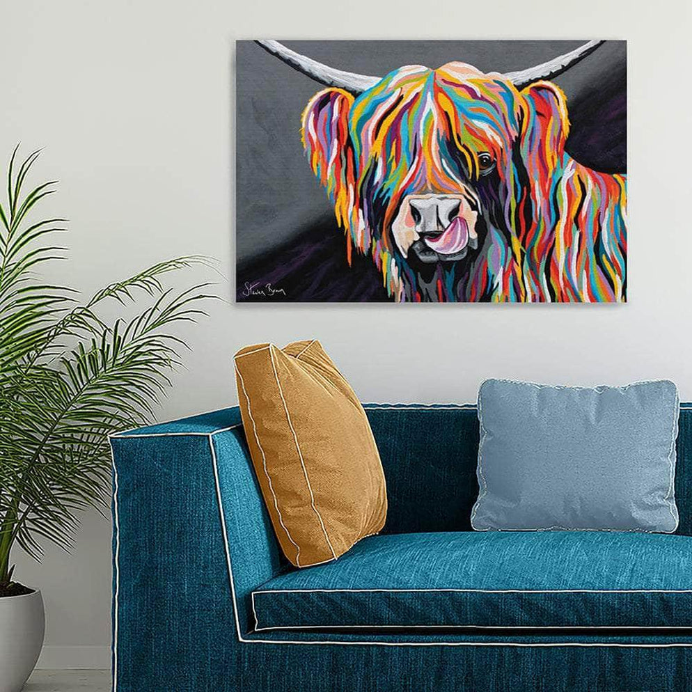 Highland Cow Canvas - Heather McCoo | Steven Brown Art