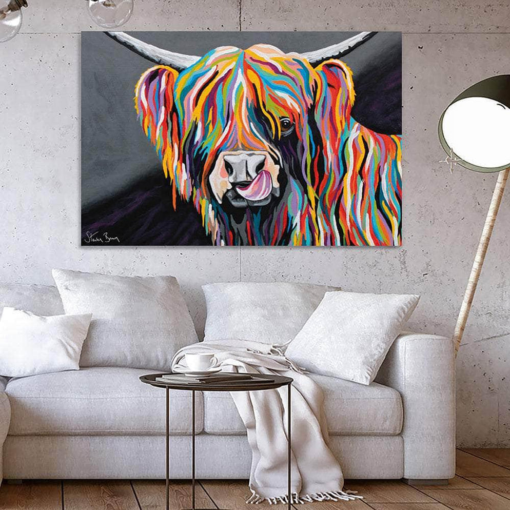 Highland Cow Canvas - Heather McCoo | Steven Brown Art