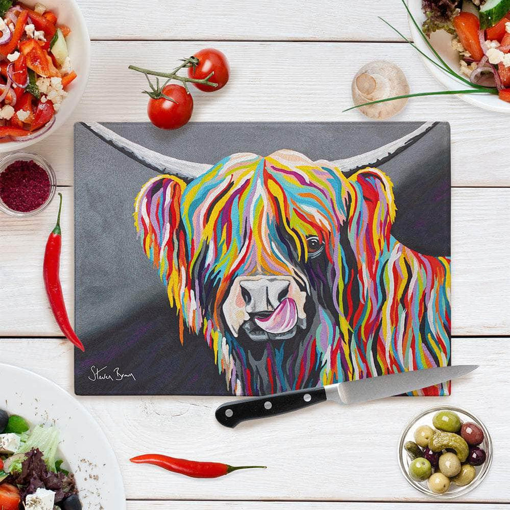 Heather McCoo Colourful Highland Cow Art | Steven Brown Art