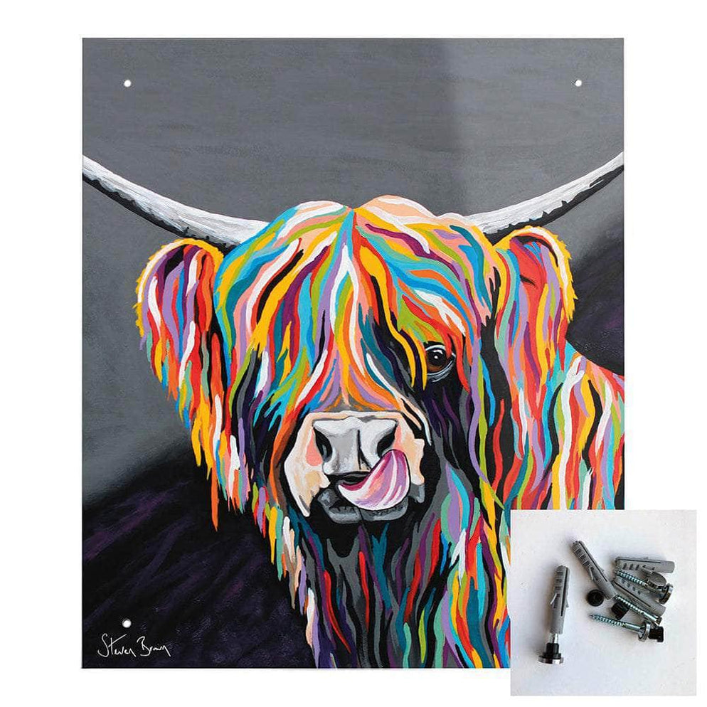 Heather McCoo Highland Cow Splashback | Steven Brown Art