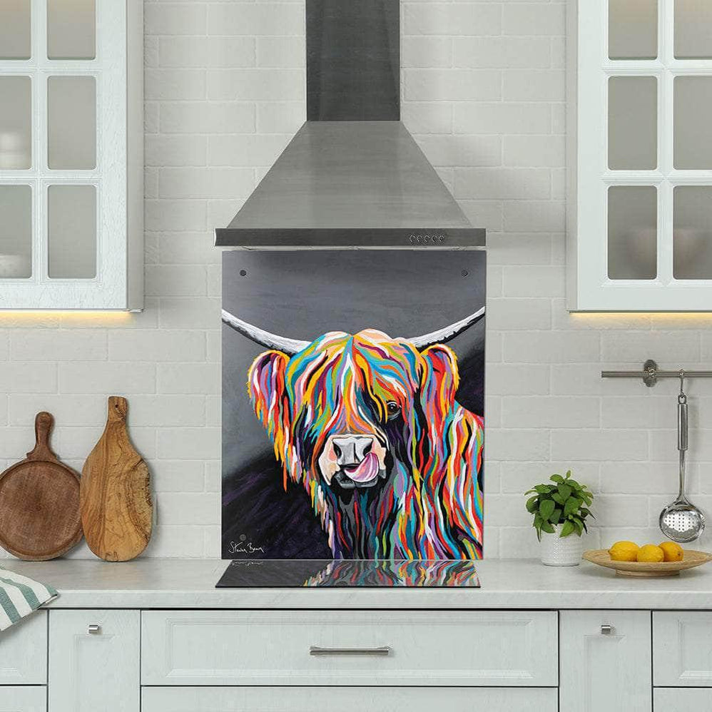 Heather McCoo Colourful Highland Cow Art | Steven Brown Art
