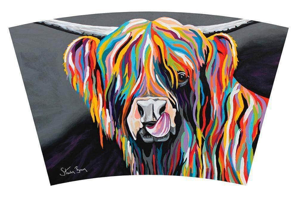 Heather McCoo Colourful Highland Cow Art | Steven Brown Art