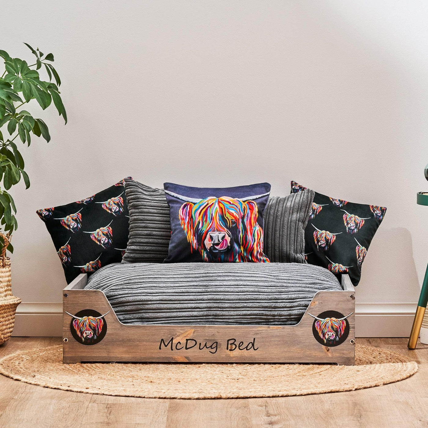 Handmade Luxury Wooden Dog Bed | Steven Brown Art