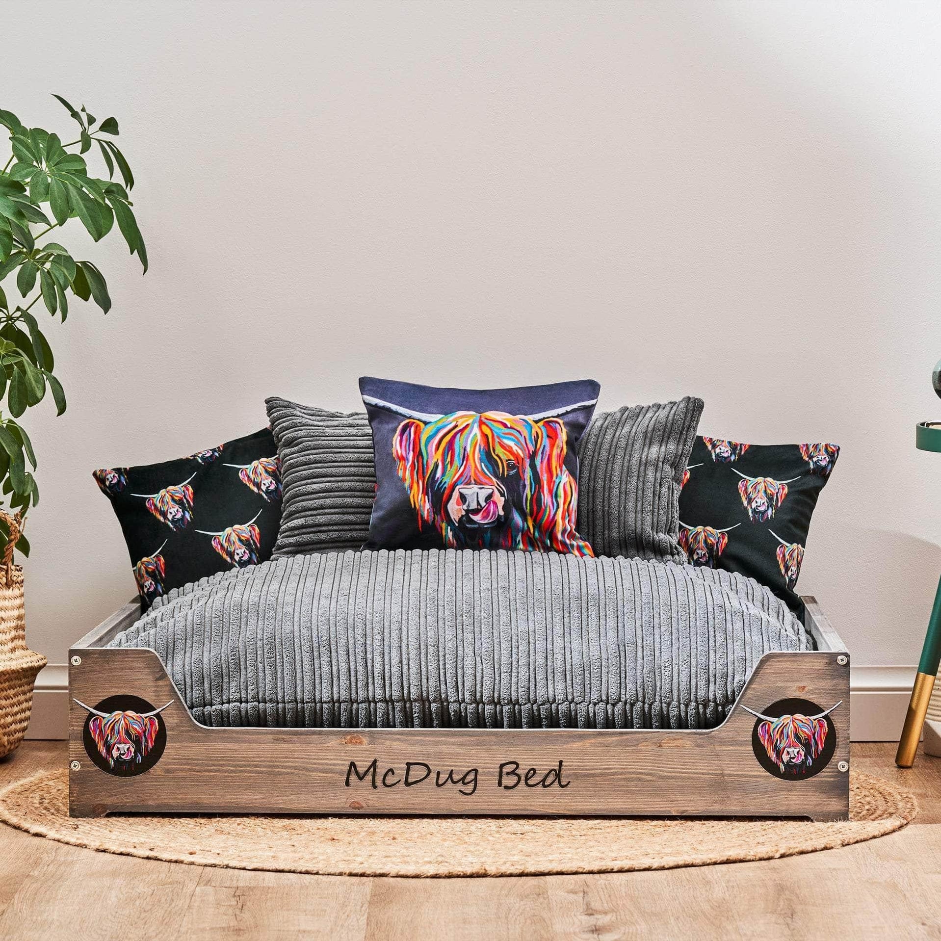 Handmade Luxury Wooden Dog Bed | Steven Brown Art