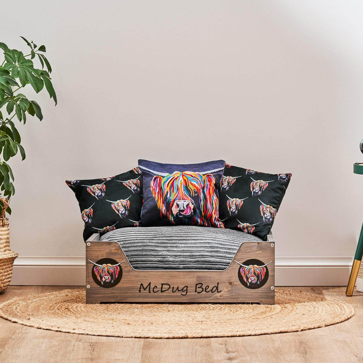 Handmade Luxury Wooden Dog Bed | Steven Brown Art
