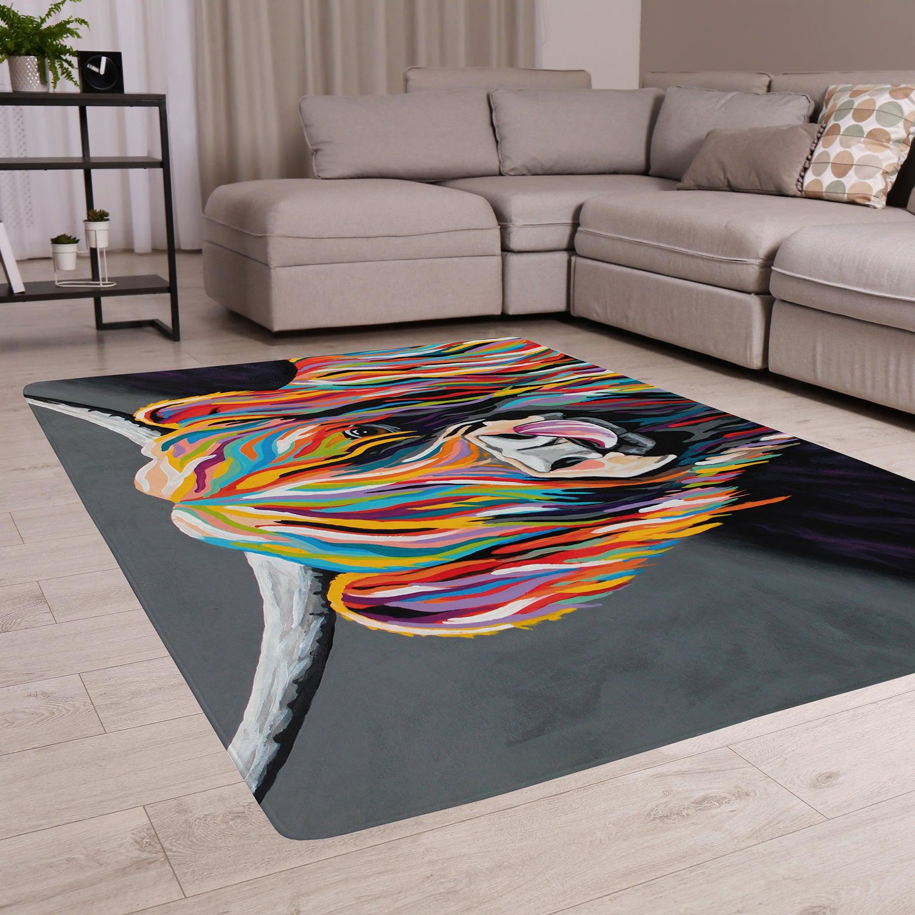 Heather McCoo Highland Cow Rug | Steven Brown Art