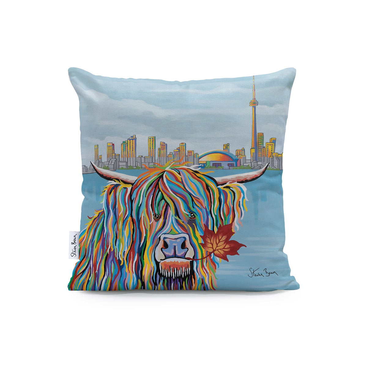 James McCoo - Faux Suede Cushions | Steven Brown Art