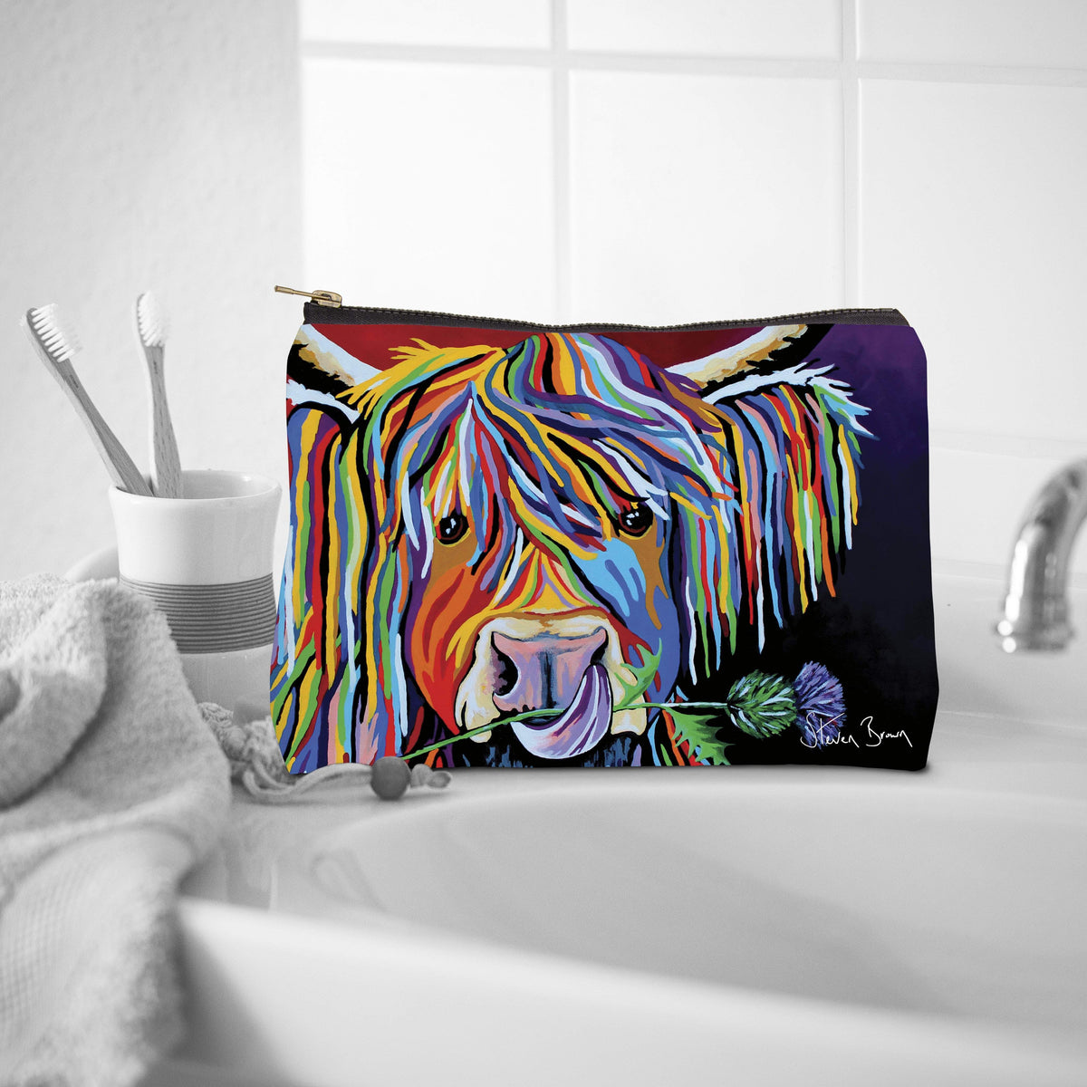 Lizzie McCoo - Cosmetic Bag | Steven Brown Art