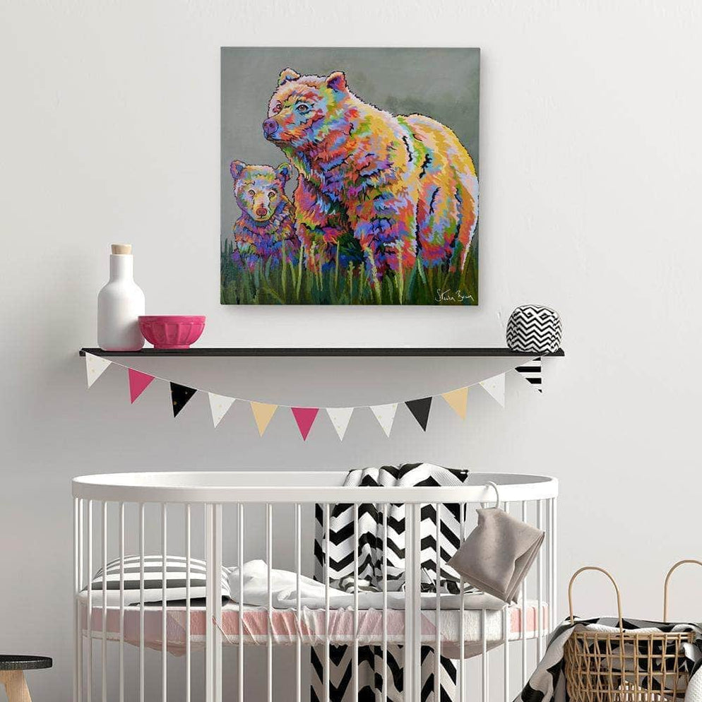 Mam McBear & The Wean Canvas Prints | Steven Brown Art