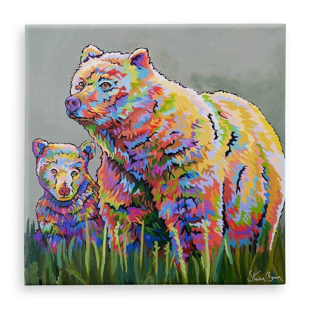 Mam McBear & The Wean Canvas Prints | Steven Brown Art
