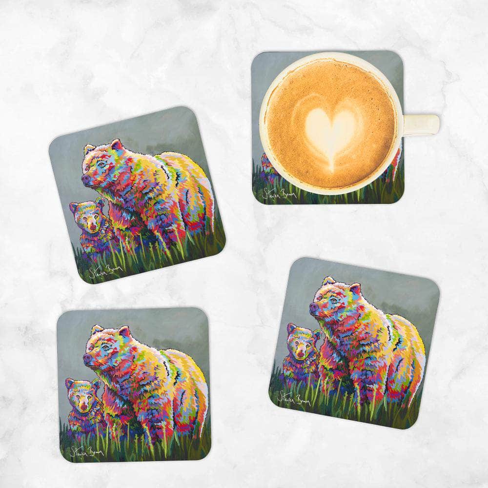Mam McBear & The Wean - Coasters — Steven Brown Art