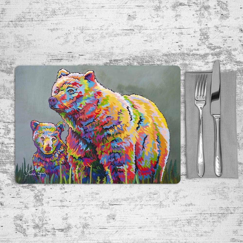 Mam McBear & The Wean - Placemat — Steven Brown Art