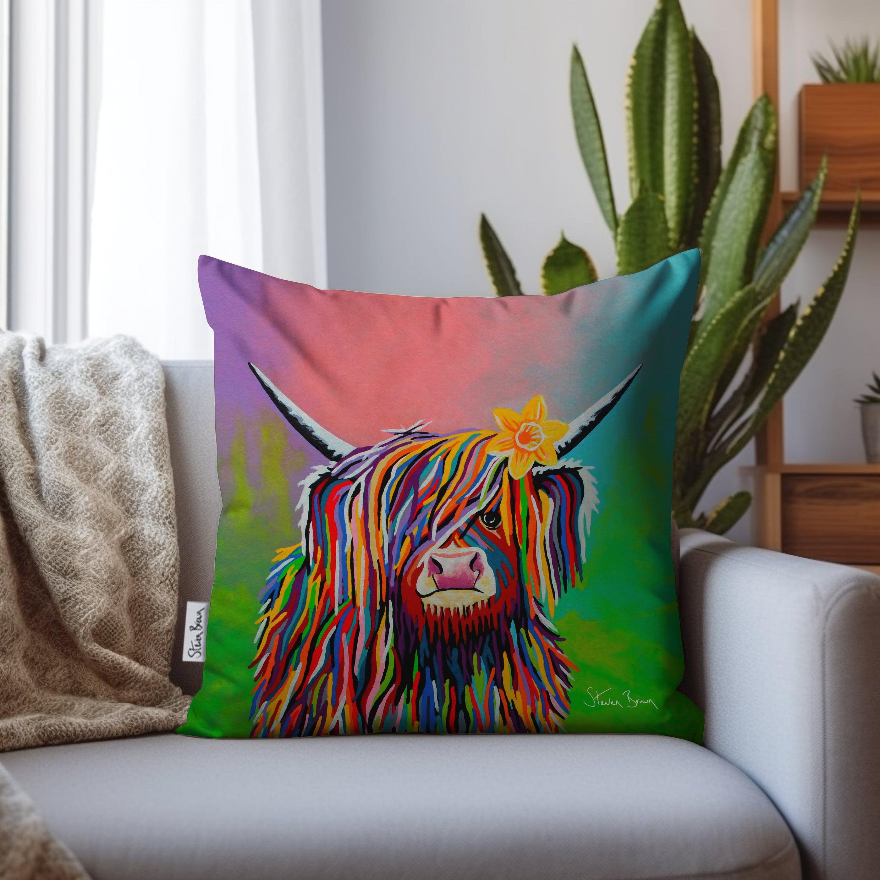 Marie McCoo - Faux Suede Cushions | Steven Brown Art