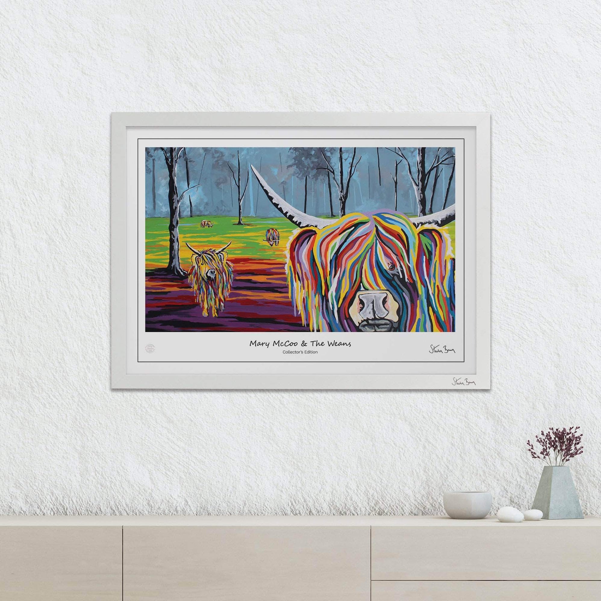 Mary McCoo & The Weans Collector's Edition Prints | Steven Brown Art