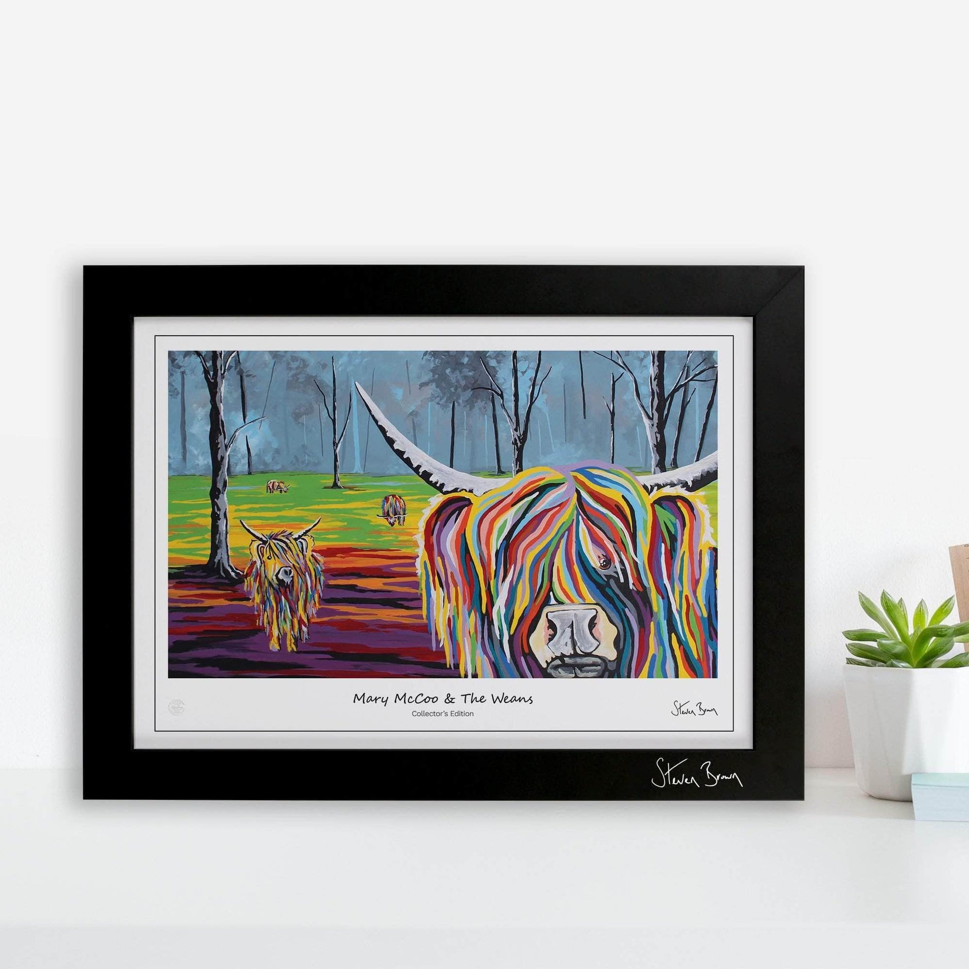 Mary McCoo & The Weans Collector's Edition Prints | Steven Brown Art