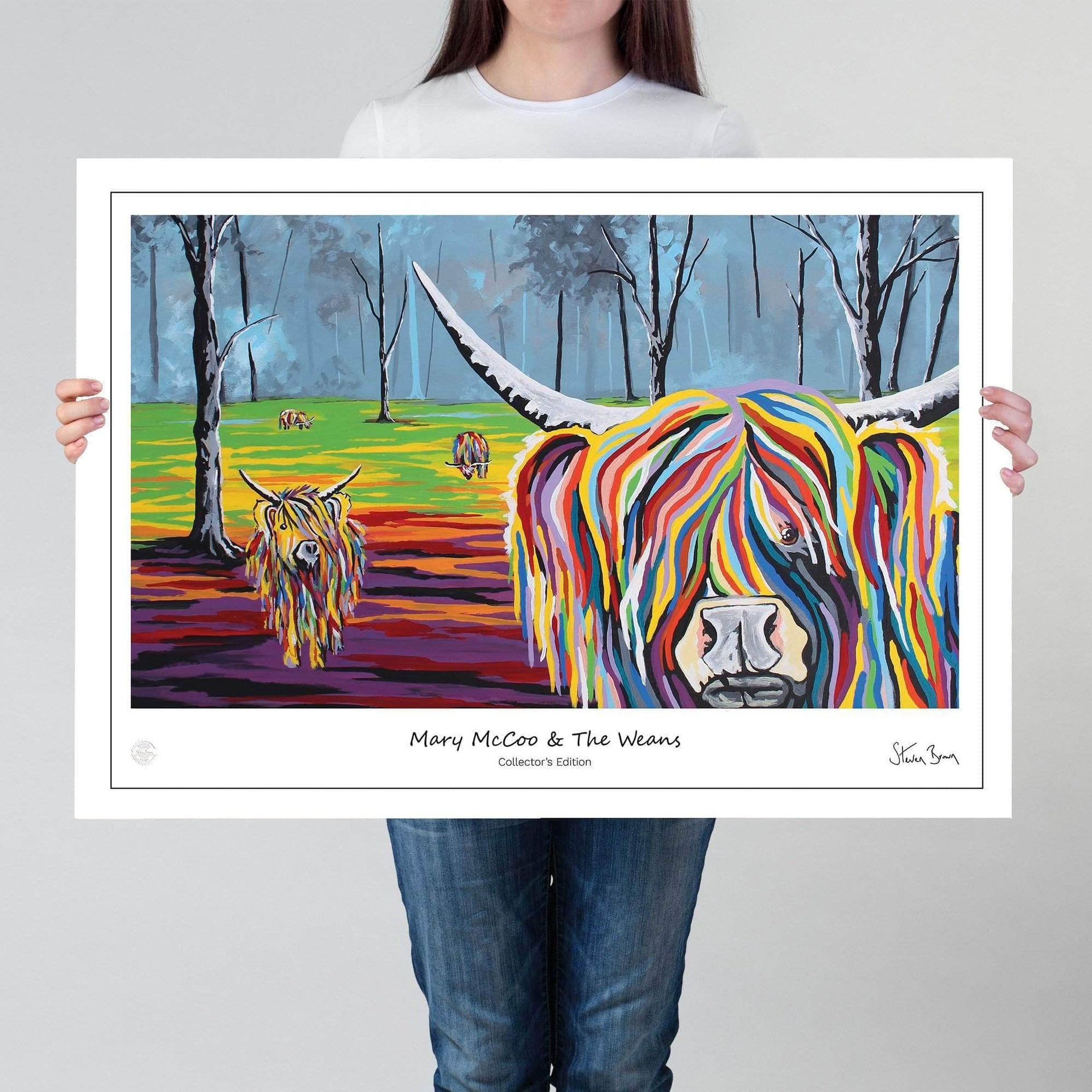Mary McCoo & The Weans Collector's Edition Prints | Steven Brown Art