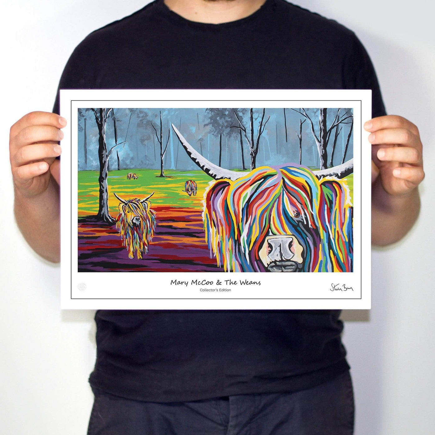 Mary McCoo & The Weans Collector's Edition Prints | Steven Brown Art