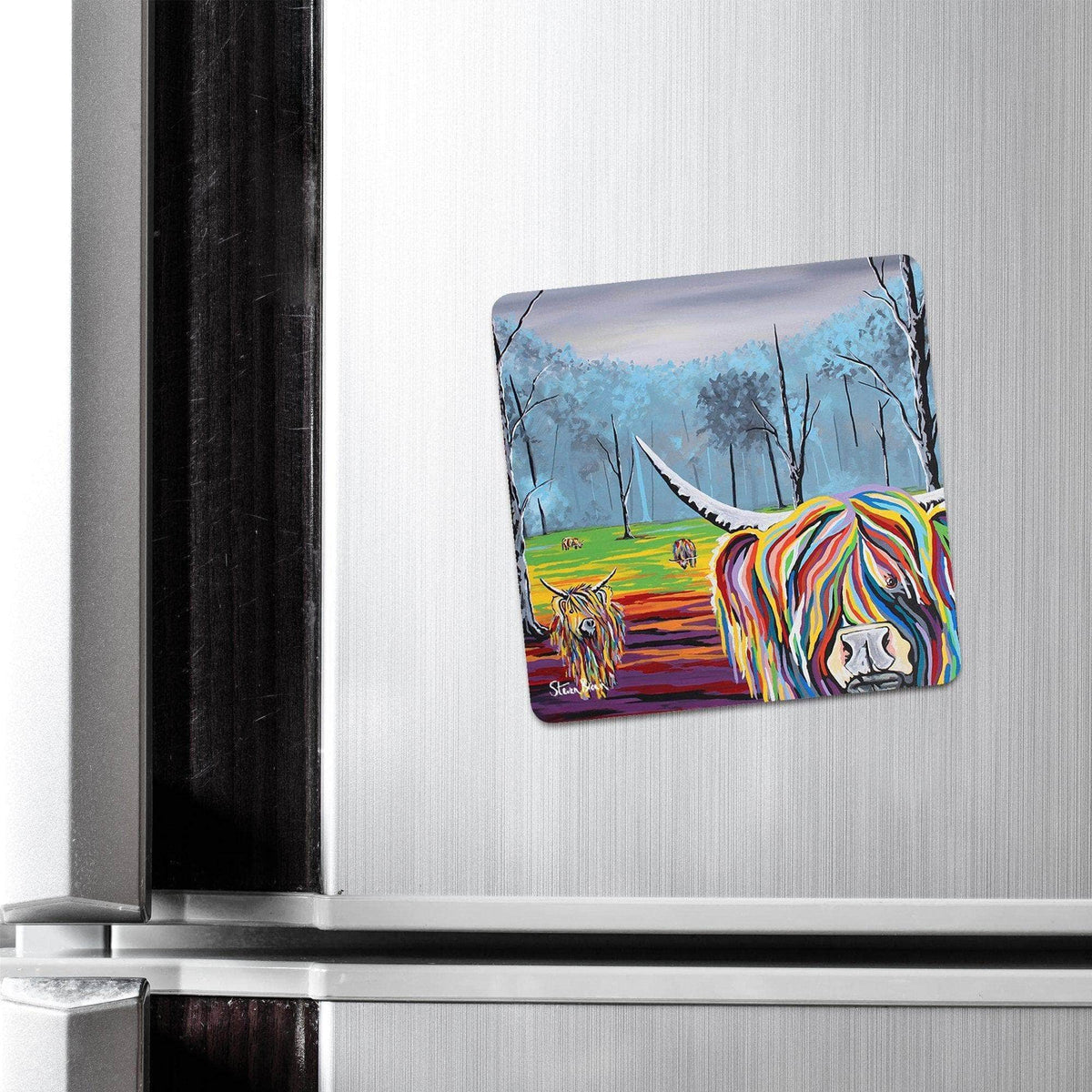 Mary McCoo & The Weans - Fridge Magnet | Steven Brown Art