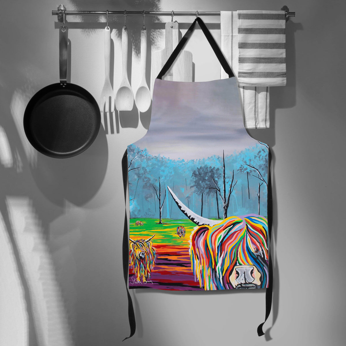 Mary McCoo & the Weans - Apron — Steven Brown Art