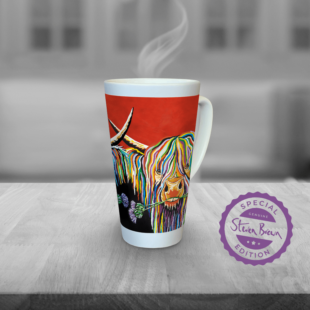 McCoos in Love - Latte Mug | Steven Brown Art