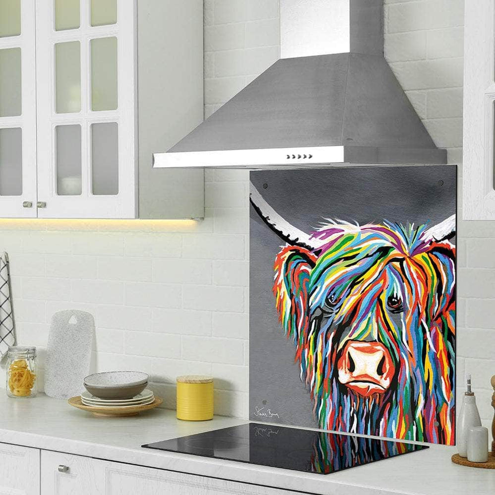 Colourful Glass Splashbacks featuring iconic art | Steven Brown Art