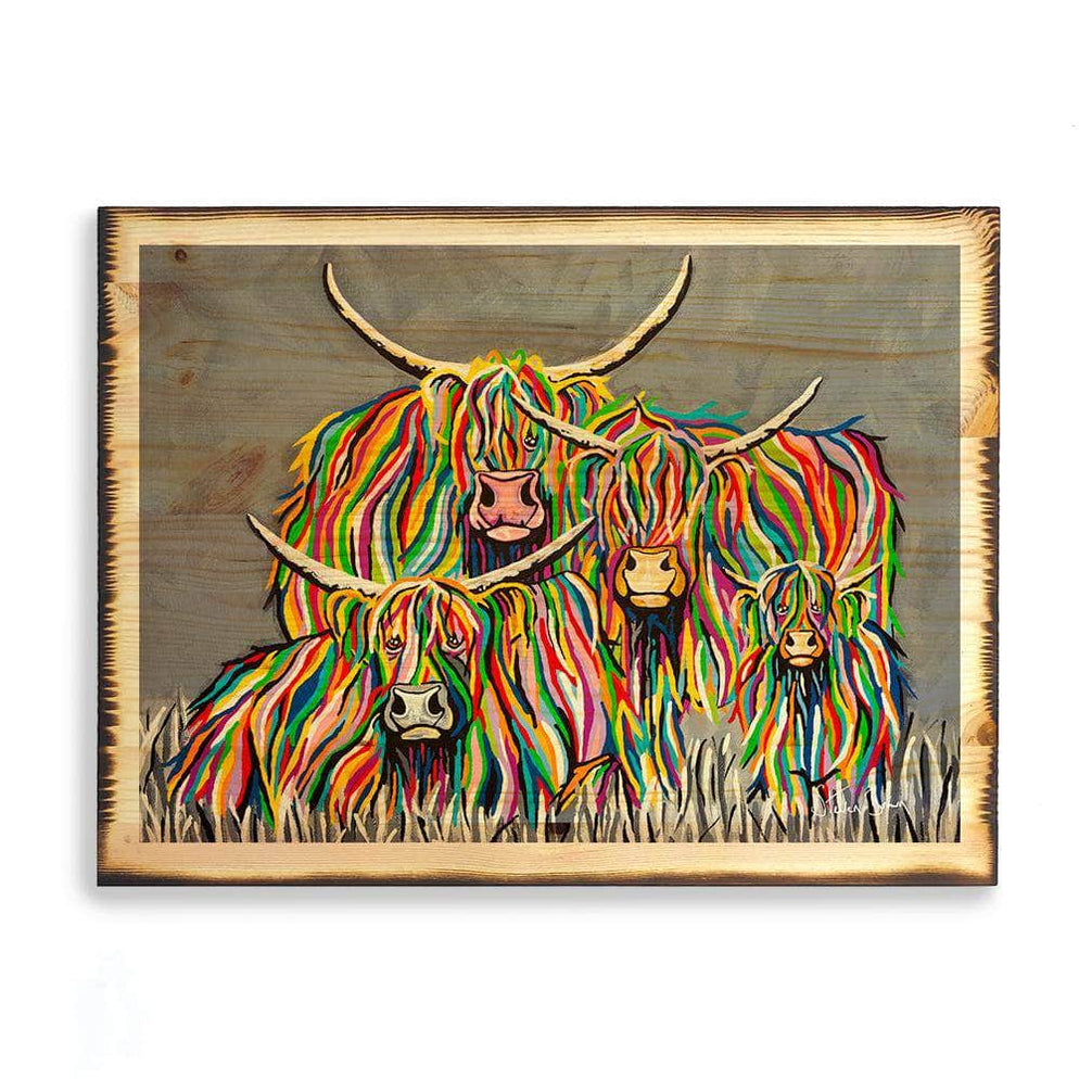Ross & Claire McCoo - Wooden Print — Steven Brown Art