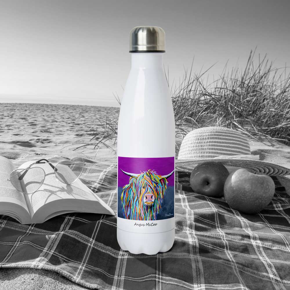 Angus McCoo - Stainless Steel Drinks Bottle — Steven Brown Art