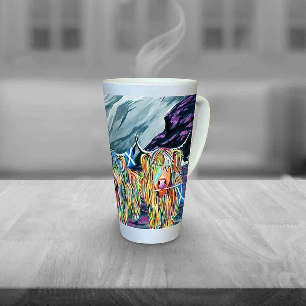 William Rabbie & Wallace McCoo - Latte Mug | Steven Brown Art