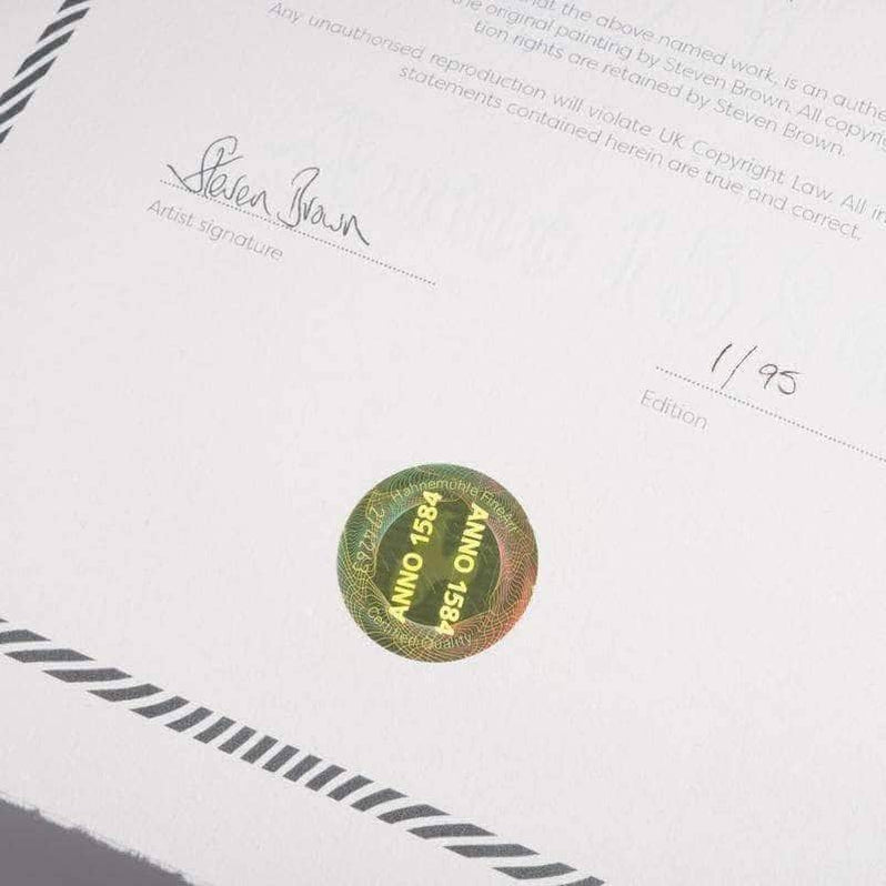 Andy & Amy McZoo & the Wean | Limited Edition Wall Art | Steven Brown Art