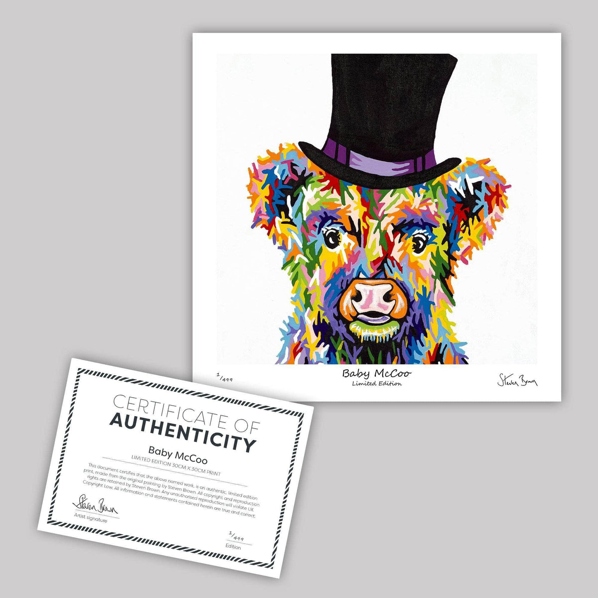 Baby McCoo - Mini Limited Edition Print | Steven Brown Art