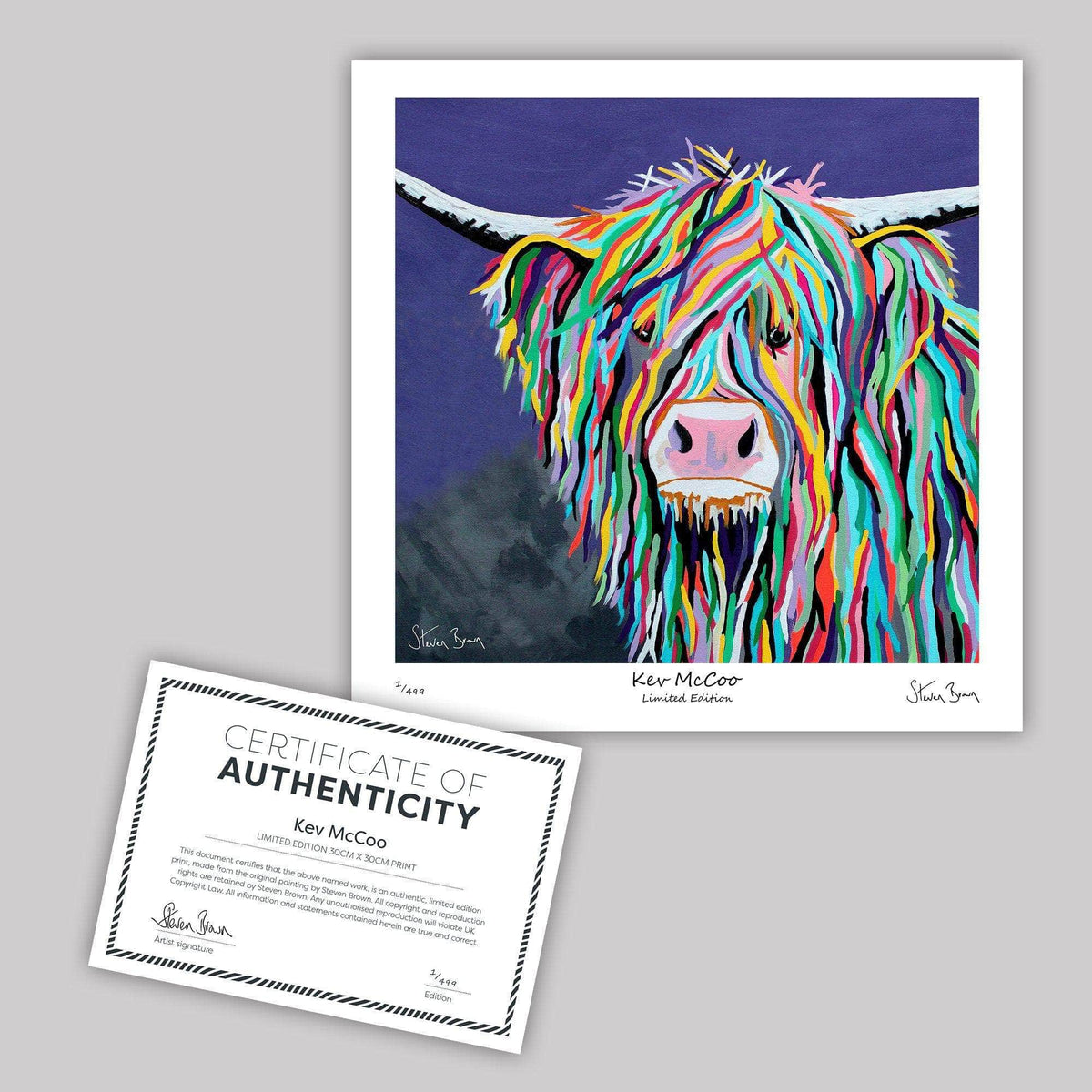 Kev McCoo - Mini Limited Edition Print | Steven Brown Art